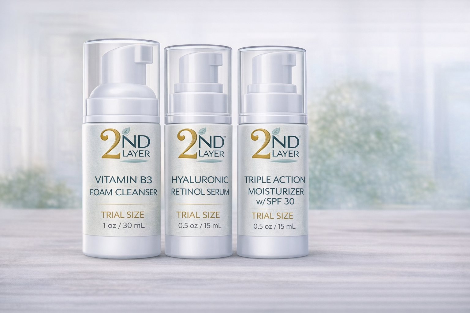 Hydration Trial Trio - Try Before you Glow – 2ND LAYER SKINCARE